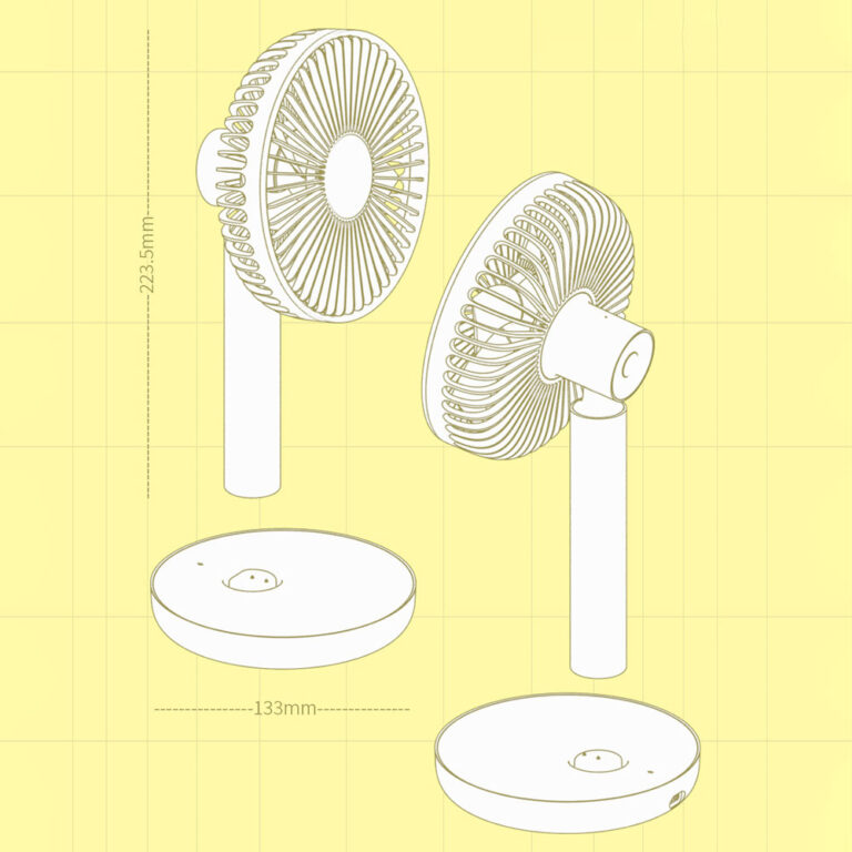 Handheld desktop dual-purpose fan » Gift² for you @iregee.com