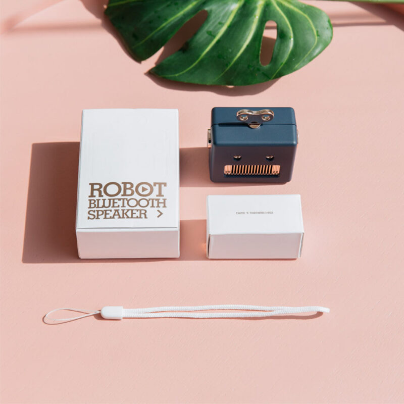 Mini Robot Portable Bluetooth Speaker » Gift² for you @iregee.com