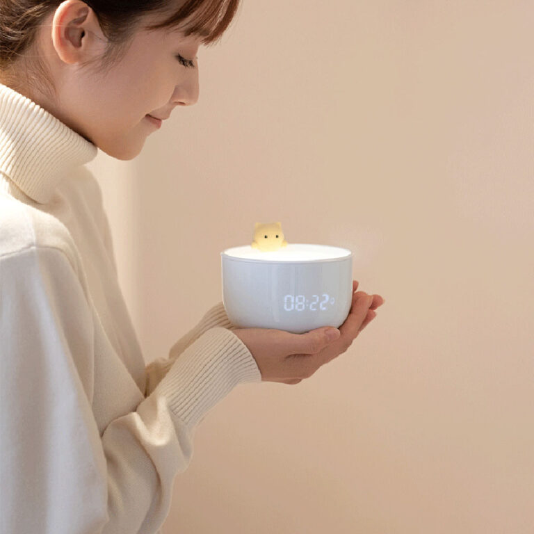 Cat Alarm Clock Night Light » Gift² for you @iregee.com