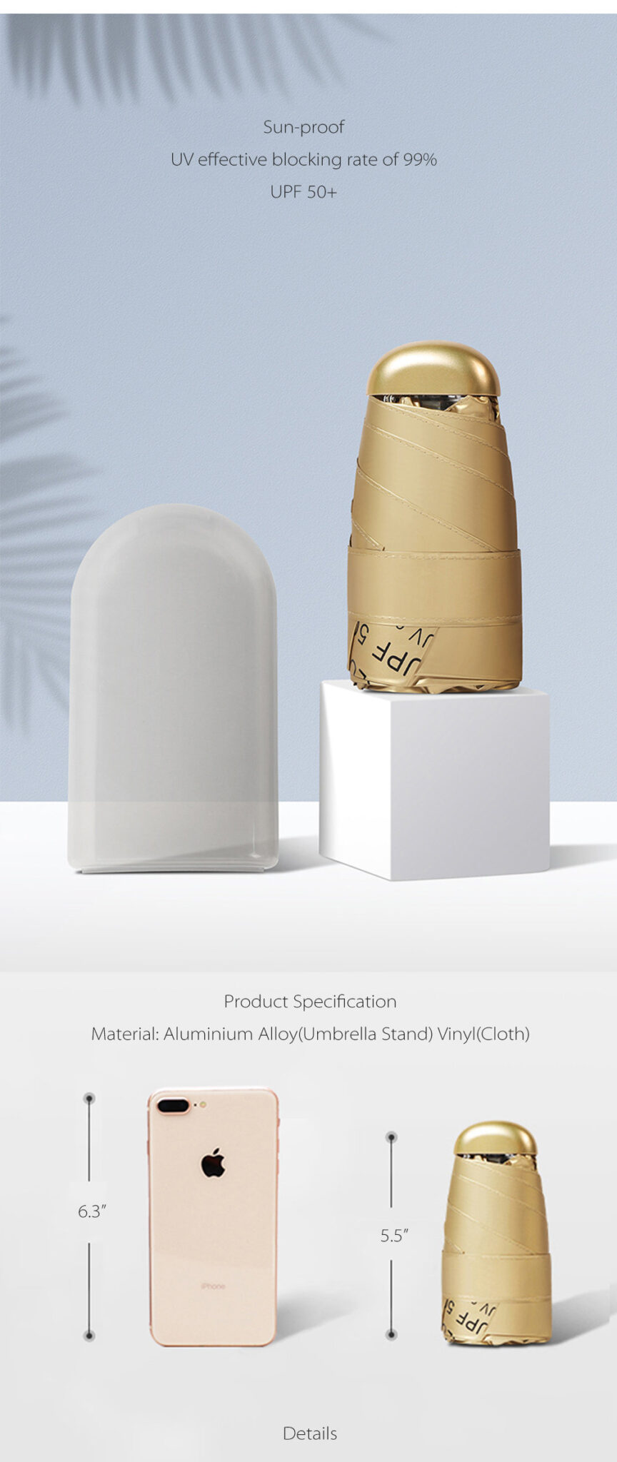 Portable Mini Pocket Sun Umbrella » Lifestyle & Gifts ↬ iregee