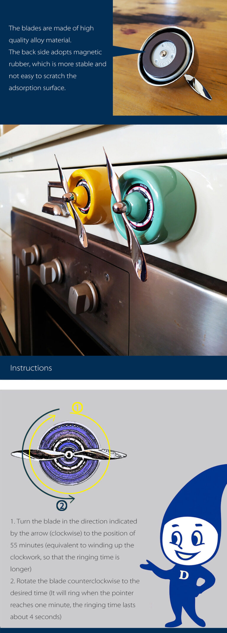 Plane Propeller Kitchen Timer » Lifestyle & Gifts ↬ iregee