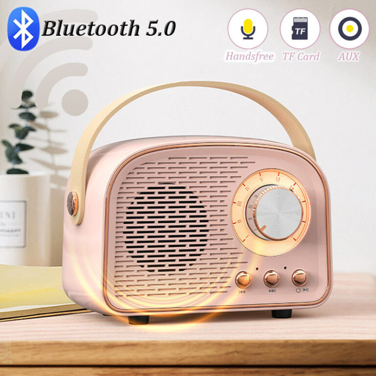 Mini Retro Portable Bluetooth Speaker » Gift² for you @iregee.com