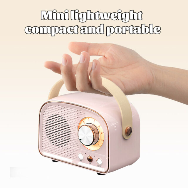 Mini Retro Portable Bluetooth Speaker » Gift² for you @iregee.com