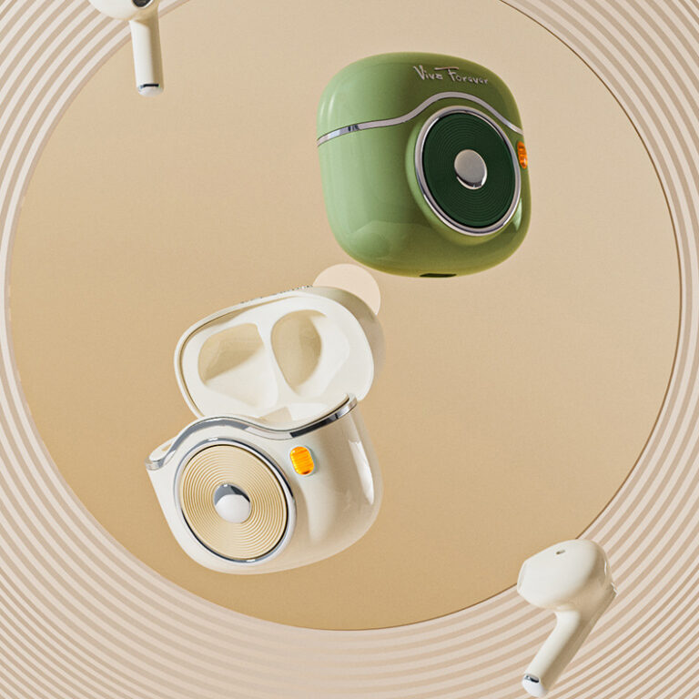 Vintage Record Bluetooth Earbuds » Lifestyle & Gifts ↬ iregee